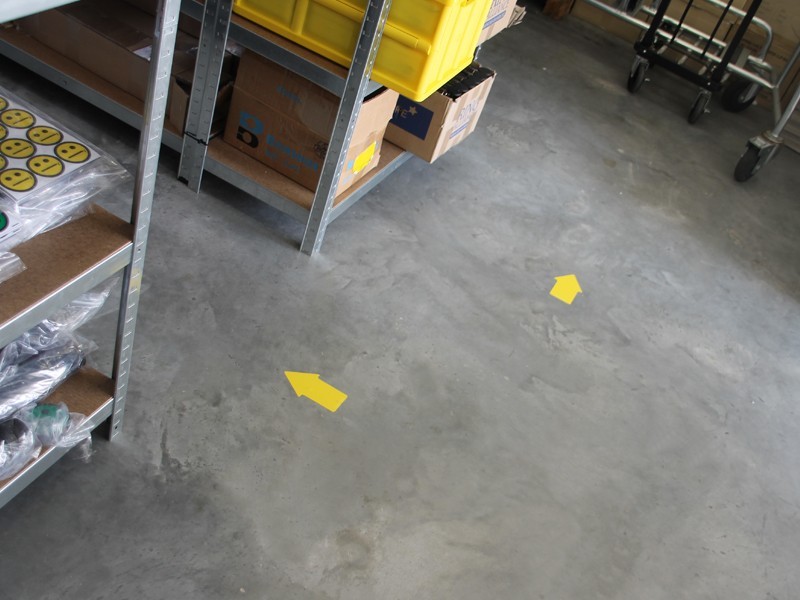 Floor stickers arrows (set) - TnP Visual Workplace
