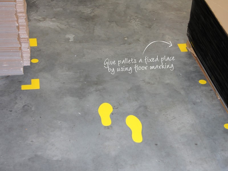 Floor marking corner (set) - TnP Visual Workplace