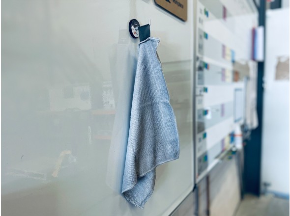 Microfiber cloth for whiteboard 40x40cm (incl. magnetic hook) - TnP ...
