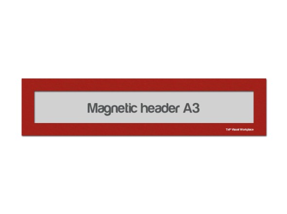 Magnetic Window A3 headers - TnP Visual Workplace